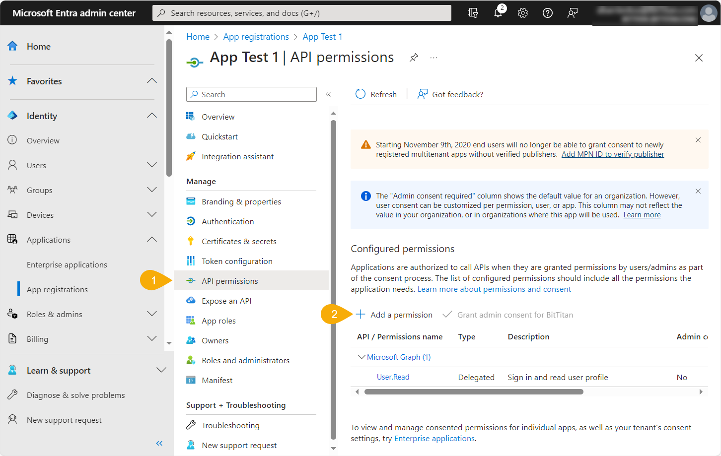 M365 Mailbox And Archive Migrations Performing Migration Using Only Api Permissions Bittitan